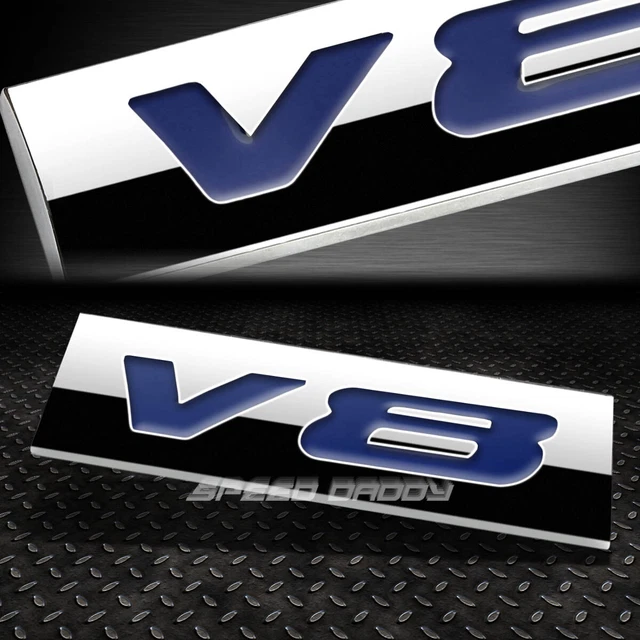 3M METAL GRILL Trunk Emblem Decal Logo Trim Badge Polished Blue ...