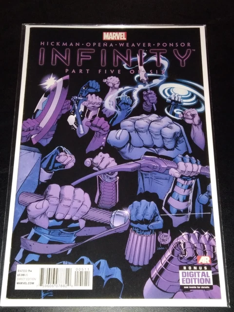 INFINITY PART 5 of 6, Marvel Comics Hickman Opena Weaver Ponsor $7.26 ...