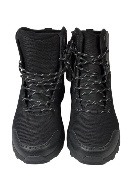MENS SHOES SIZE 12 Shoes Boots All in Motion Lawson Hiker Winter Black ...