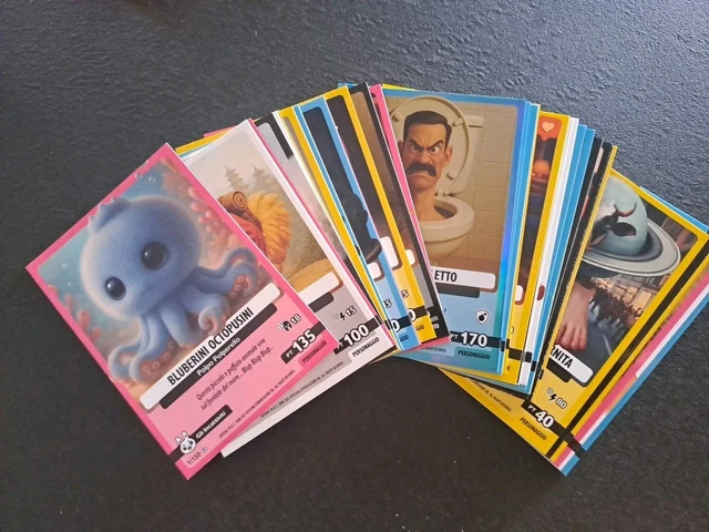 MANCOLISTA CARTE DA Gioco Italian Brainrot Brain rot Card Cards TCG ...