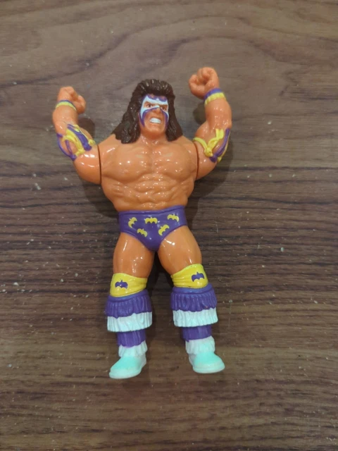 VINTAGE 1992 WWF Hasbro Series 3 Ultimate Warrior Wrestling Figure WWE ...