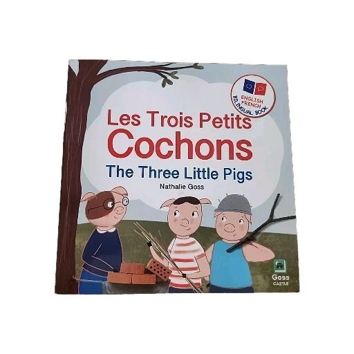THE THREE LITTLE Pigs - Les Trois Petits Cochons by Nathalie Goss ...