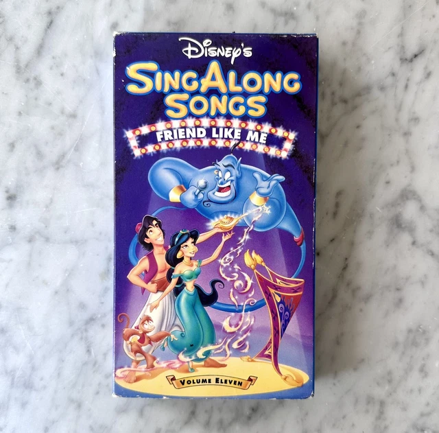 DISNEYS SING ALONG Songs - Aladdin: Friends Like Me (VHS, 1993) £8.20 ...