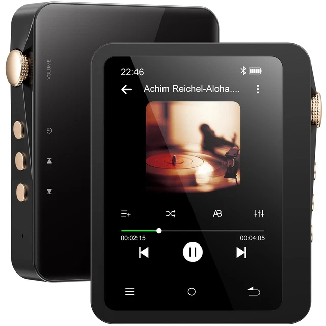 HI RES LETTORE MP3 Bluetooth 128GB DAP ad Alta Risoluzione DSD DAC FLAC ...