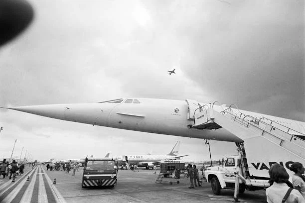 FIRST CONCORDE COMMERCIAL Flight, Paris Dakar Rio De Janeiro - 1976 ...