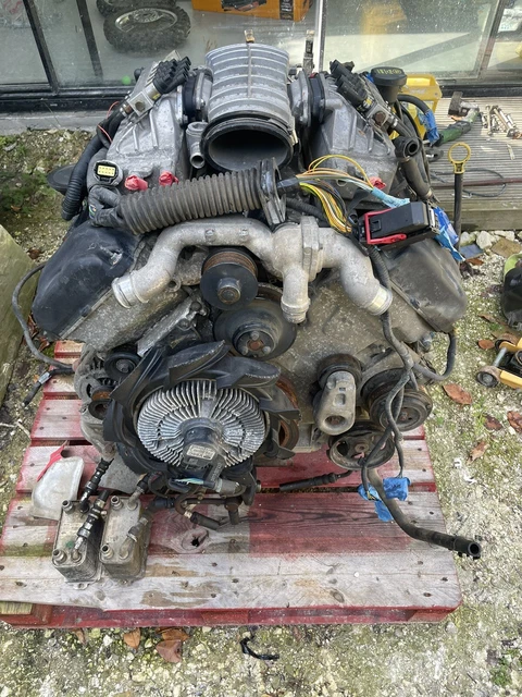 RANGE ROVER L322 4.2 SUPERCHARGED ENGINE COMPLETE AJ-V8 428PS & Trans ...