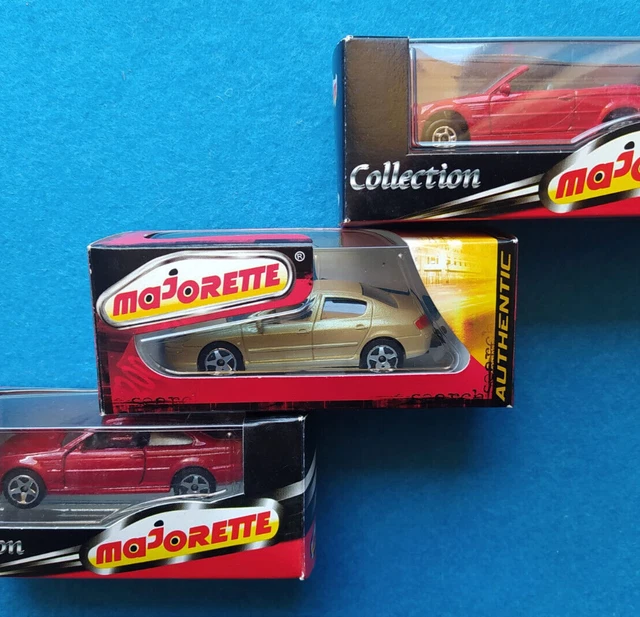LOT DE 3 Majorette Bmw M3 E46 Peugeot 407 #257C #205E Bon État / Boite ...