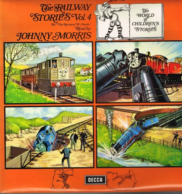 JOHNNY MORRIS RAILWAY Stories Vol. 4 (Thomas the Tank Engine) LP vinyle ...