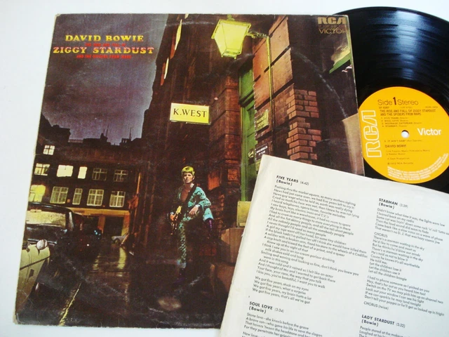 DAVID BOWIE ZIGGY Stardust UK LP -1E -1E (NO Mainman) R. Stace RCA SF ...