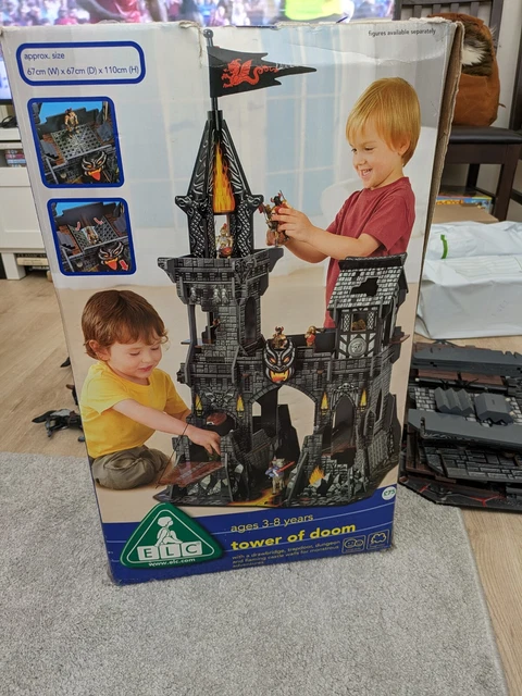 EARLY LEARNING CENTRE Tower Of Doom ELC Wooden Castle Various Figures ...