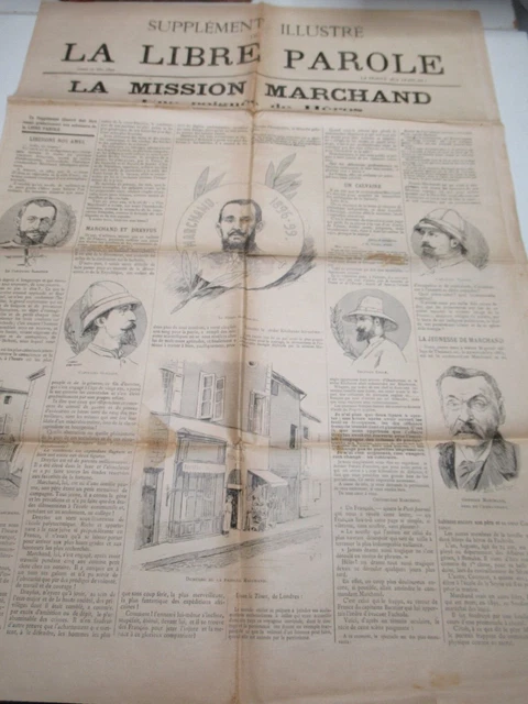 RARE N° & SUPPLEMENT LA LIBRE PAROLE ILLUSTREE " 1899Illustré MISSION ...