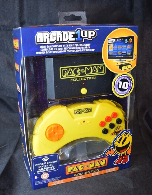 ARCADE 1UP PAC-MAN HDMI Game Console with Wireless Controller ...