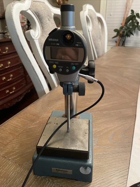 MITUTOYO 7008 DIAL Gauge Stand + DIGIMATIC INDICATOR C125EXB Closing ...