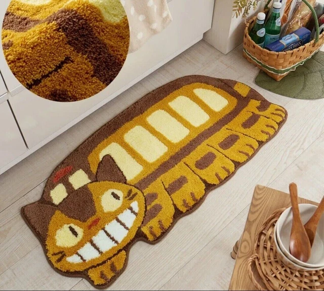 STUDIO GHIBLI MY Neighbor Totoro cay bus door mat rug non slip soft ...