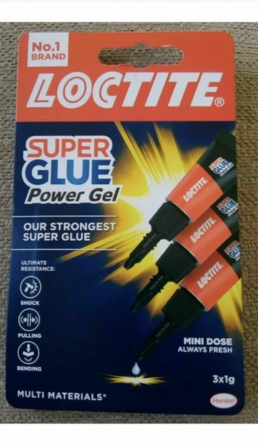LOCTITE SUPER GLUE Power Flex Mini Trio Gel Adesivo Flessibile 3x1g (27 ...