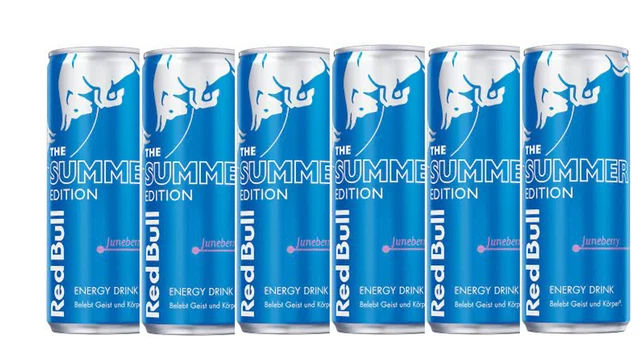 RED BULL ENERGY Drink Summer Edition 2023 - 6 x 0,25L inkl. 1,50 € EW ...