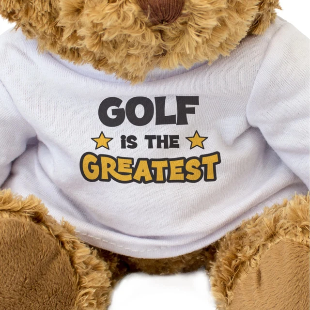 GOLF IS THE GREATEST - Teddy Bear - Cute Cuddly Soft - Gift Present £19 ...