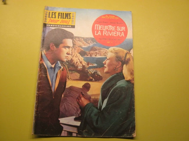 MAGAZINE REVUE ROMAN Photo Les Films Pour Vous 296 Annee 1962 Tbe EUR 5 ...