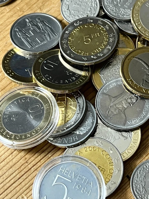 1600 SCHWEIZER FRANKEN - Münzen - Kleinmünzen - Set (3.1) EUR 20,00 ...