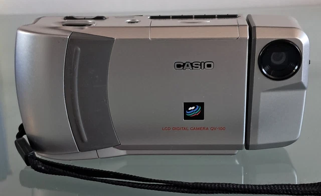 VINTAGE CASIO DIGITAL camera QV-100 Silver working, with case. £11.84 ...