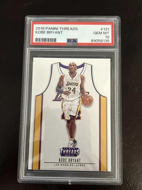 2018 PANINI THREADS #131 Kobe Bryant Psa 10 Gem Mint $109.99 - PicClick CA