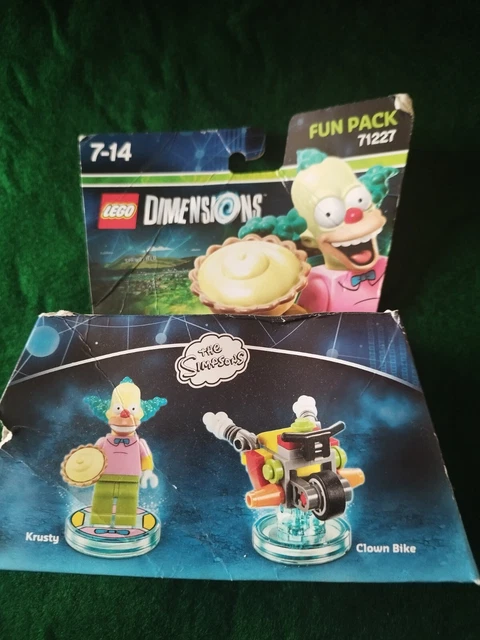 LEGO DIMENSIONS THE Simpsons Fun Pack Krusty The Clown And Clown Bike ...