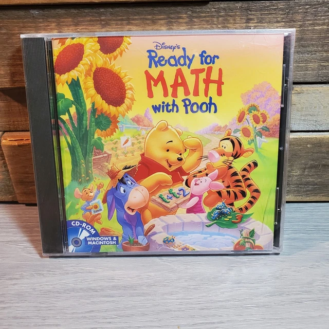 DISNEYS READY FOR Math with Winnie the Pooh PC CD-Rom Win Mac New ...