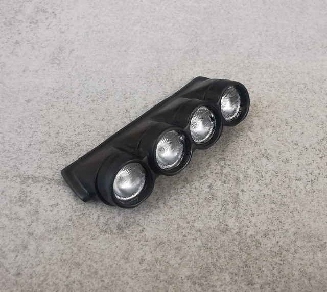 RAMPE /RAMP LIGHTS mat black noir BMW M3 E30 Groupe A Solido otto 1/18 ...
