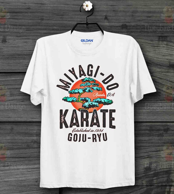MAGLIETTA UNISEX MIYAGI-DO Karate Kid anni '80 Cobra Kai Daniel Movie ...