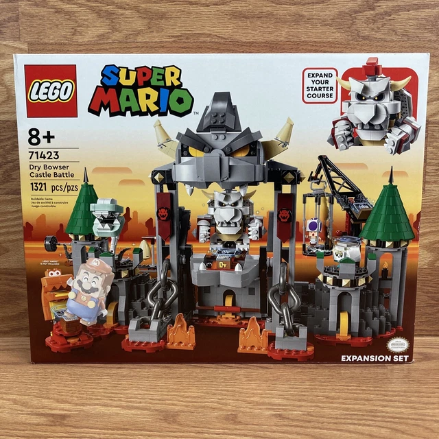 LEGO 71423 SUPER Mario Dry Bowser Castle Battle Extensions Set ** Boîte ...