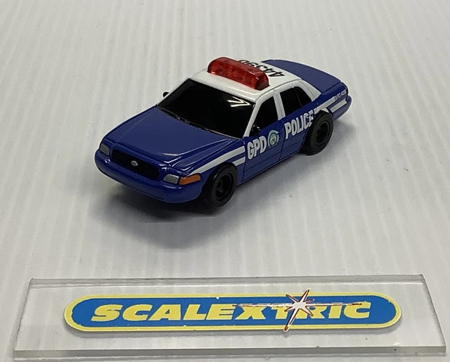 RARE VINTAGE SCALEXTRIC MICRO BATMAN GOTHAM POLICE CAR FLASHING LIGHT 1 ...