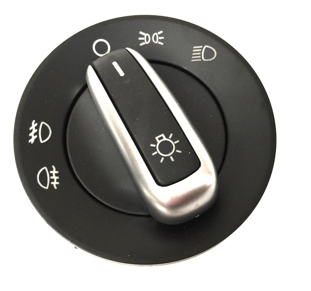 LIGHT SWITCH 17-PIN VW T5 bus 03-15 aluminium/chrome matte NSW fog ...