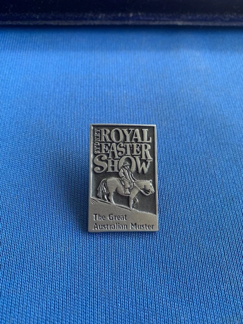 SYDNEY ROYAL EASTER Show The Great Australian Muster Pin Back Badge F72 ...