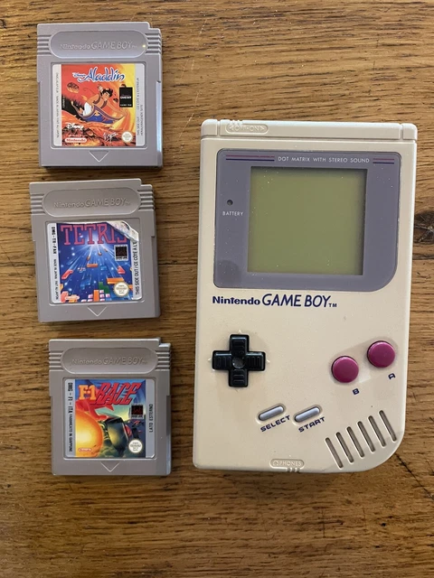 GAME BOY AVEC 3 Jeux (Tetris, Aladdin, F1 Race). Fonctionne ...