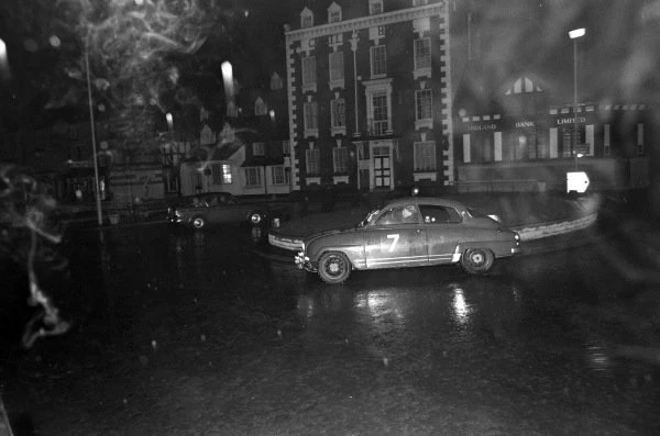 ERIK CARLSSON & Torsten Ahman Saab Sport RAC Rally 1965 Old Racing ...