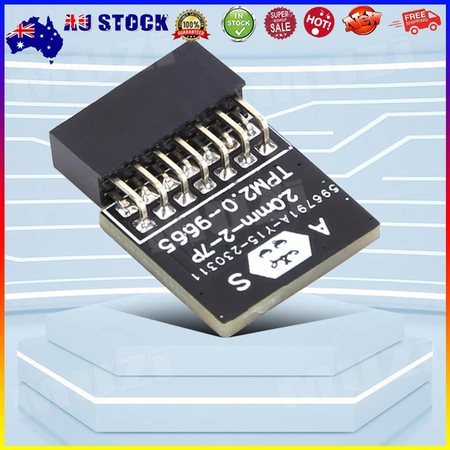AU TPM 2.0 Encryption Processor LPC Interface for ASUS/MSI/ASRock ...