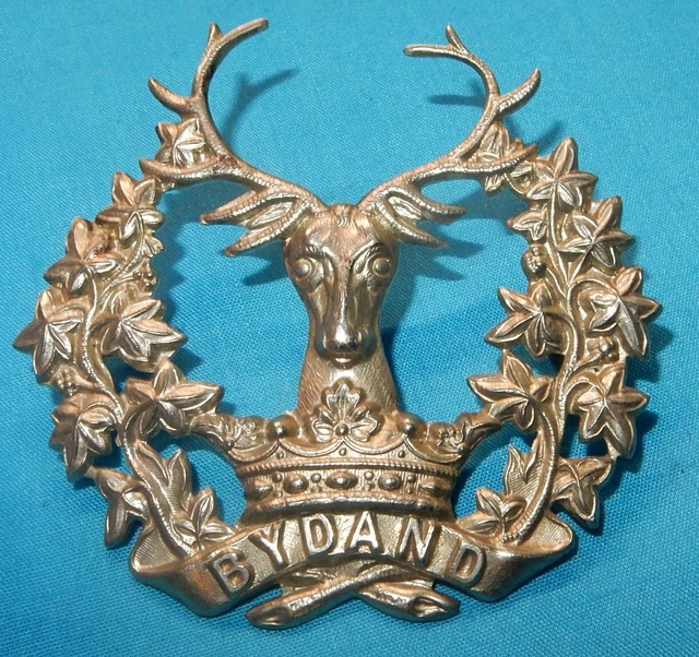 VINTAGE GORDON HIGHLANDERS Regiment Cap Badge British Military - Bydand ...