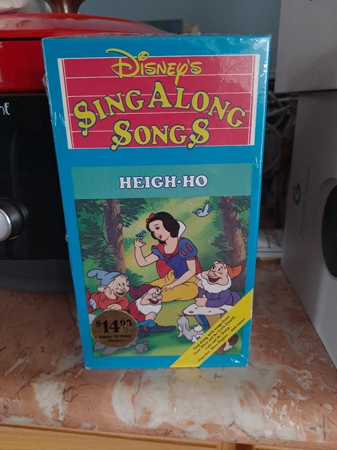 DISNEYS SING ALONG Songs - Snow White: Heigh-Ho (VHS, 1994) $6.87 ...