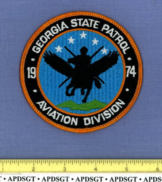 GEORGIA STATE PATROL AVIATION DIVISION Highway Patrol Police Patch ...