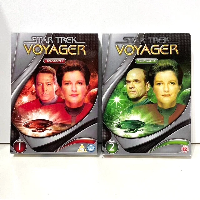 STAR TREK VOYAGER DVD Box Set Complete Seasons 1 & 2 All 41 Episodes on ...