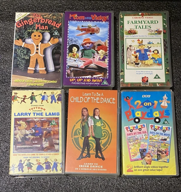 KIDS VINTAGE VHS Video Bundle X 6 Various Titles £19.99 - PicClick UK