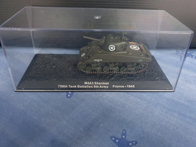 CHAR M4A3 SHERMAN 756th Tank Battalion 5th Army France 1945 ALTAYA 1/72 ...