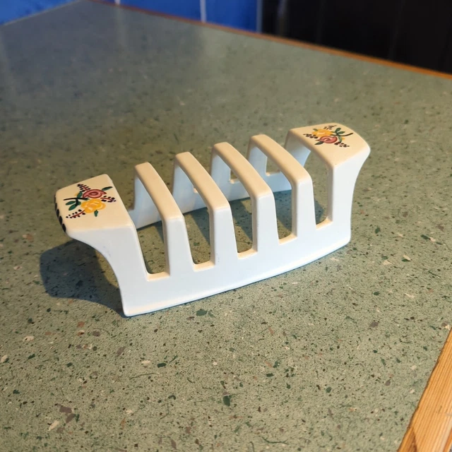 POOLE POTTERY TOAST Rack Poole England Hand Painted £10.00 - PicClick UK