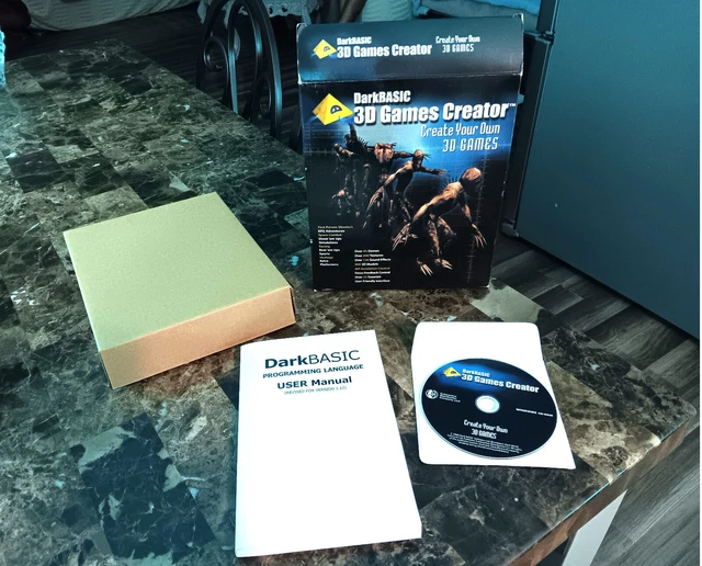 DARKBASIC 3D GAMES creator create your own 3d games software $29.95 ...