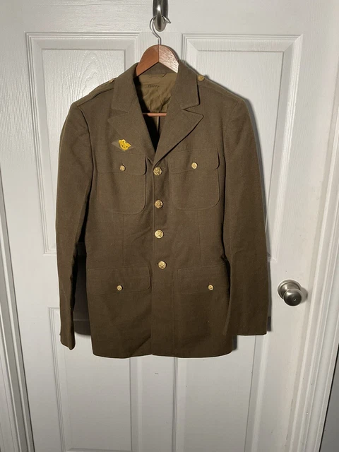 1940S AUTHENTIC WW2 Uniform US Army Wool Dress Jacket 35R £57.08 ...