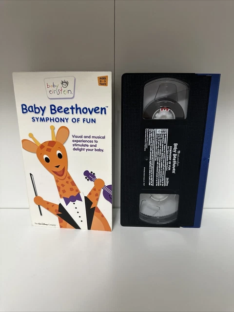 BABY EINSTEIN - Baby Beethoven VHS Tape 2002 Symphony Of Fun Music Walt ...