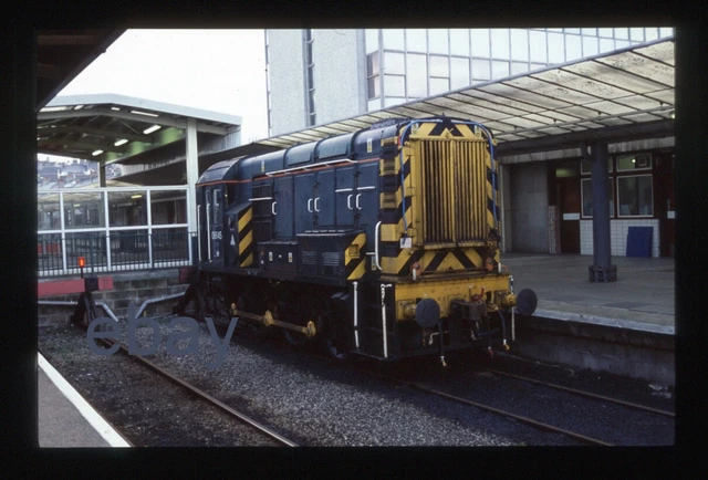 ORIGINAL 35MM SLIDE - Class 08 - 08645 at Plymouth station on 9.2.04. £ ...