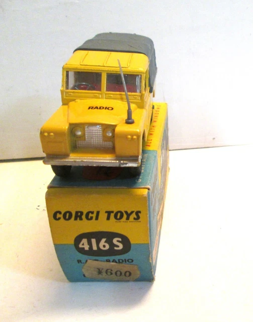 CORGI TOYS 416S Touring Secours Land-rover, T.S Very Rare, Original, £ ...