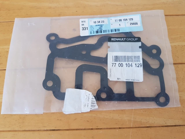 NEW GENUINE RENAULT Clio Megane Thermostat Housing Gasket F4R ...