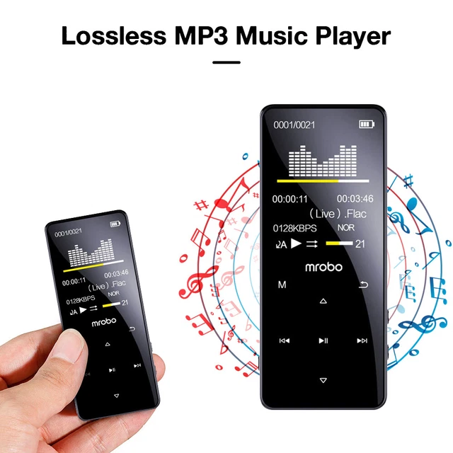 MP3 PLAYER BLUETOOTH 5.0 Touch Screen Sport Lossless Sound HIFI Music ...